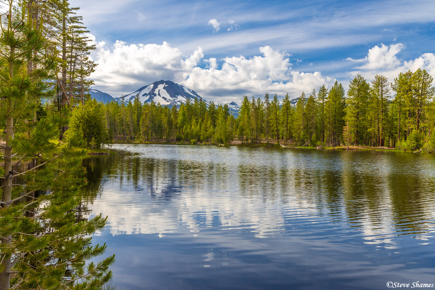 Afternoon Clouds Over Lassen | Mt. Lassen National Park | Steve Shames ...
