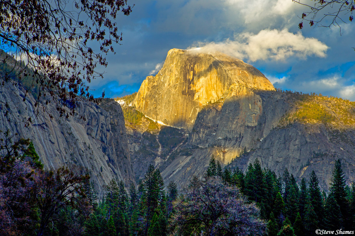 Half Dome Clouds | Yosemite National Park | Steve Shames Photo Gallery